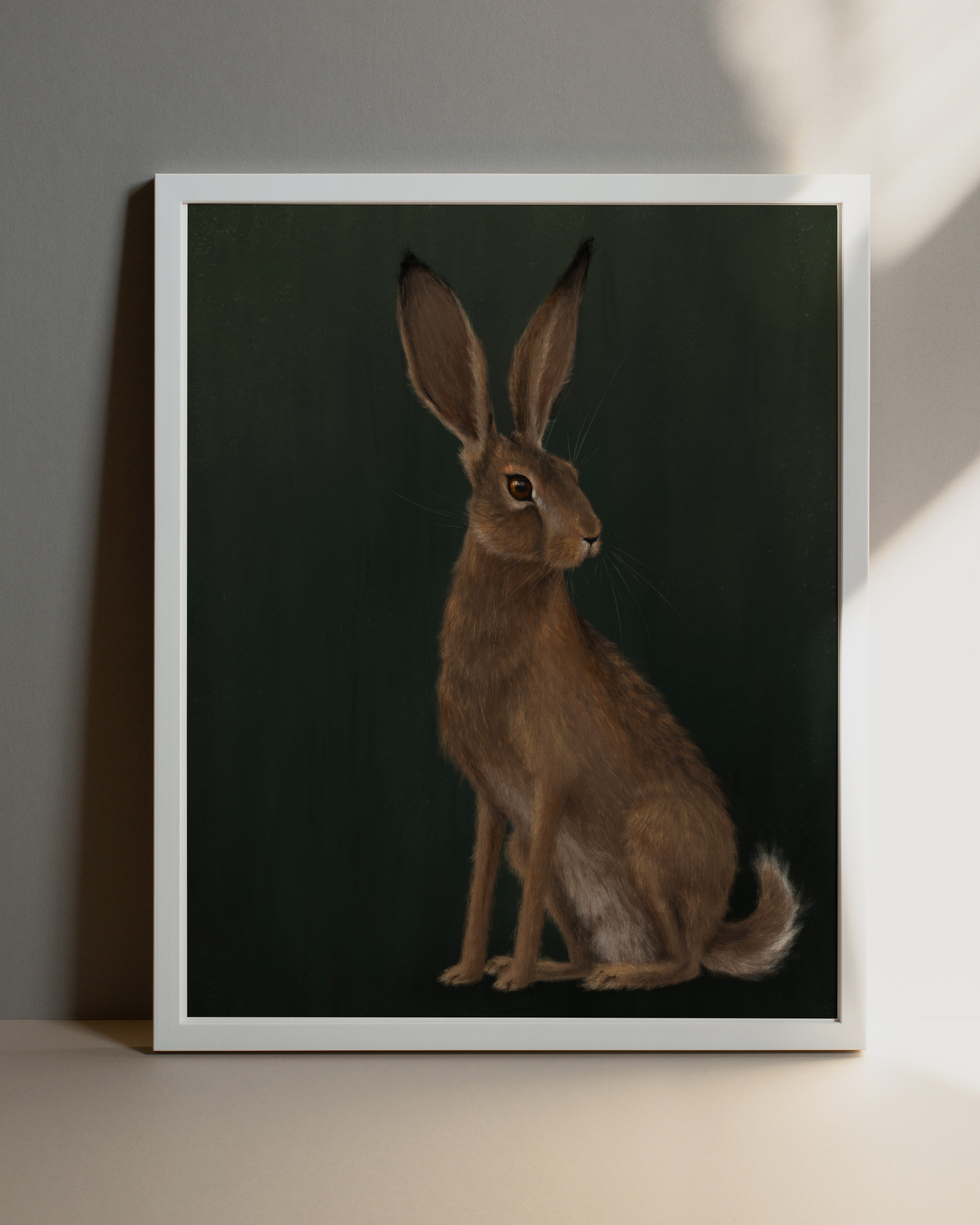 Woodland Hare Fine Art Poster Print – Fine Art Prints - Wall Decor by ...